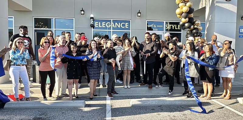 Elegance & Style Barber Lounge Ribbon Cutting - Savannah Master Calendar