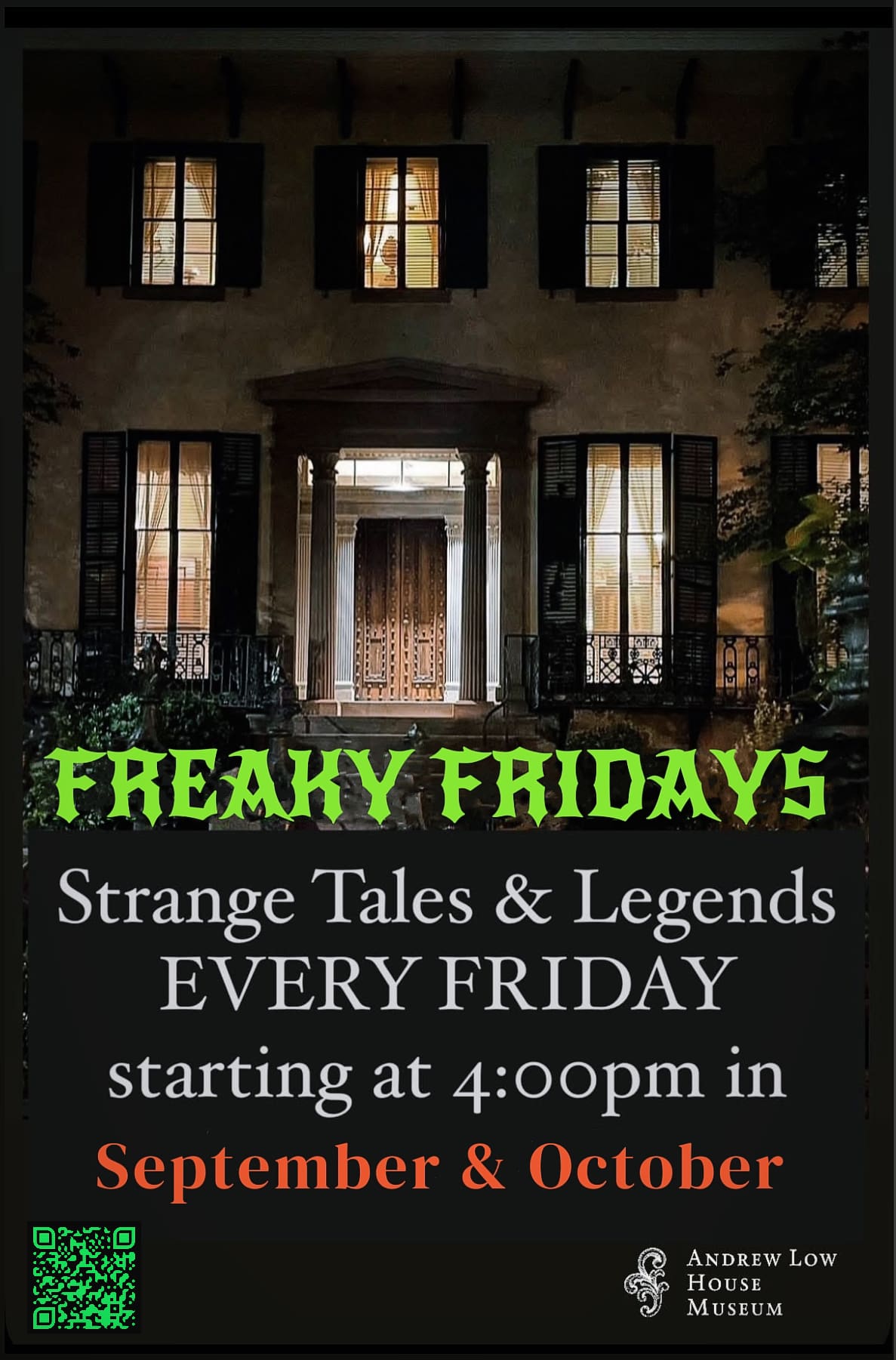 freaky friday at the andrew low house museum - Savannah Master Calendar